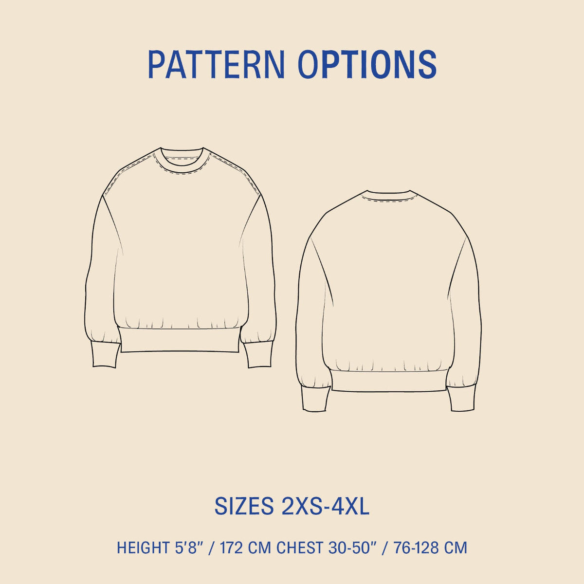 Boyfriend Sweater sewing pattern – Empire Make Space