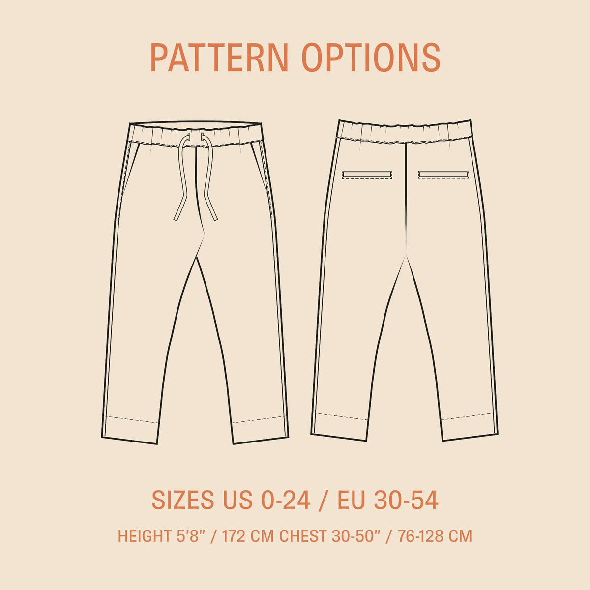 Easy pants Sewing Pattern – Empire Make Space